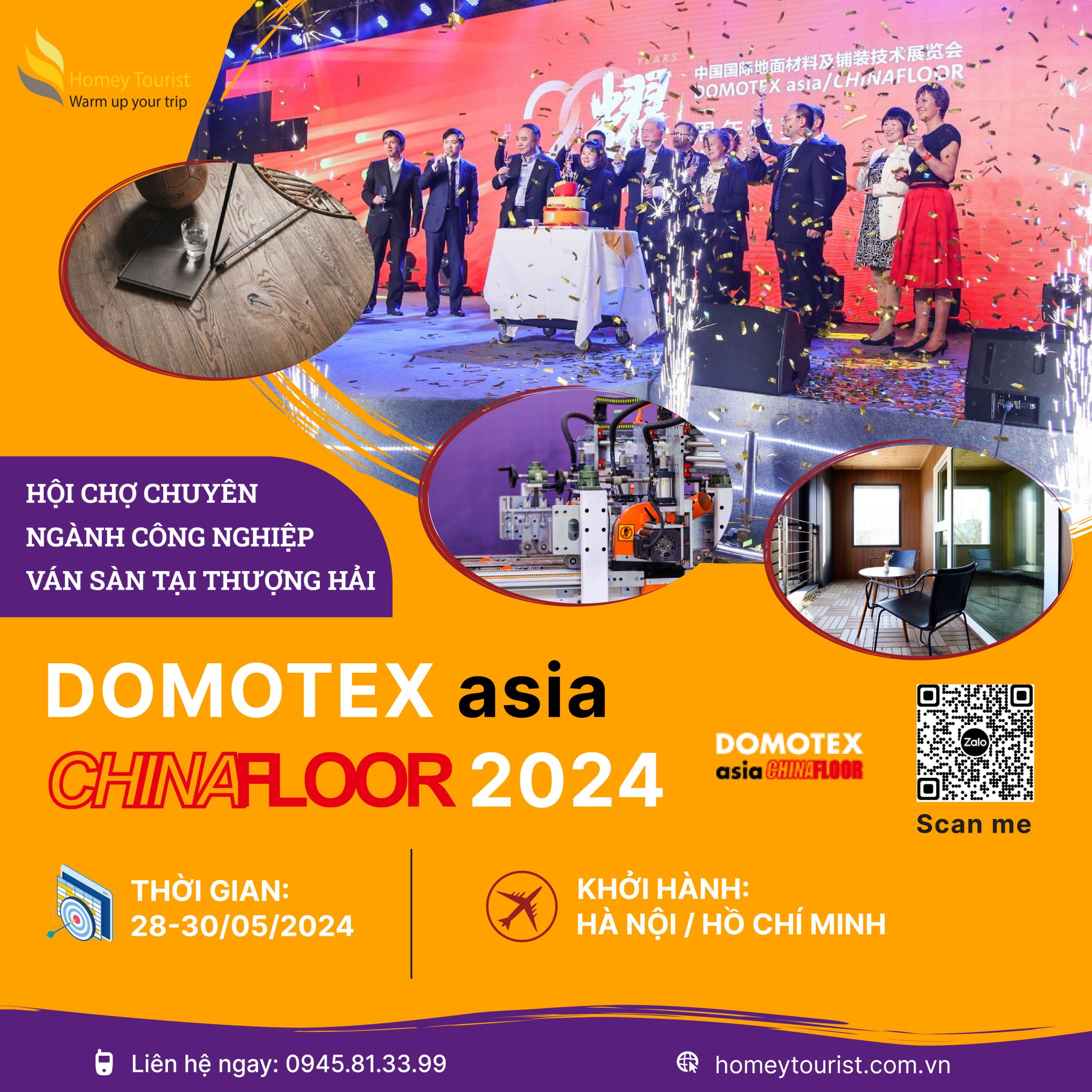 poster Domotex asia Chinafloor 2024 2-01 - Du lịch Homey Tourist