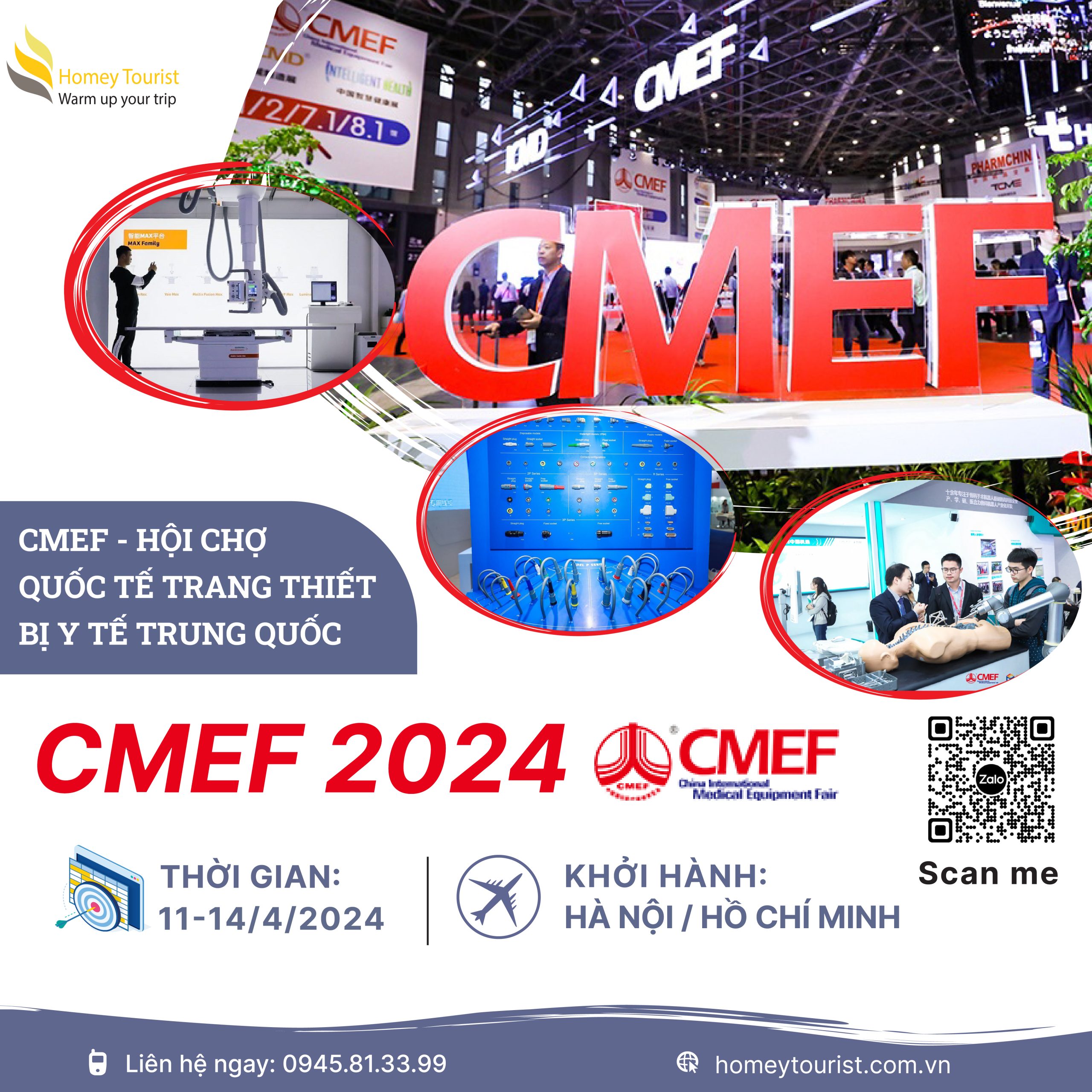 CMEF 2024 HỘI CHỢ THIẾT BỊ Y TẾ CHÂU Á – THÁI BÌNH DƯƠNG - Du lịch Homey Tourist