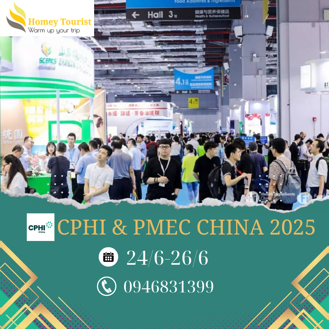 CPHI & P-MEC CHINA 2025 - Hội chợ chuyên ngành dược tại Thượng Hải - Du ...