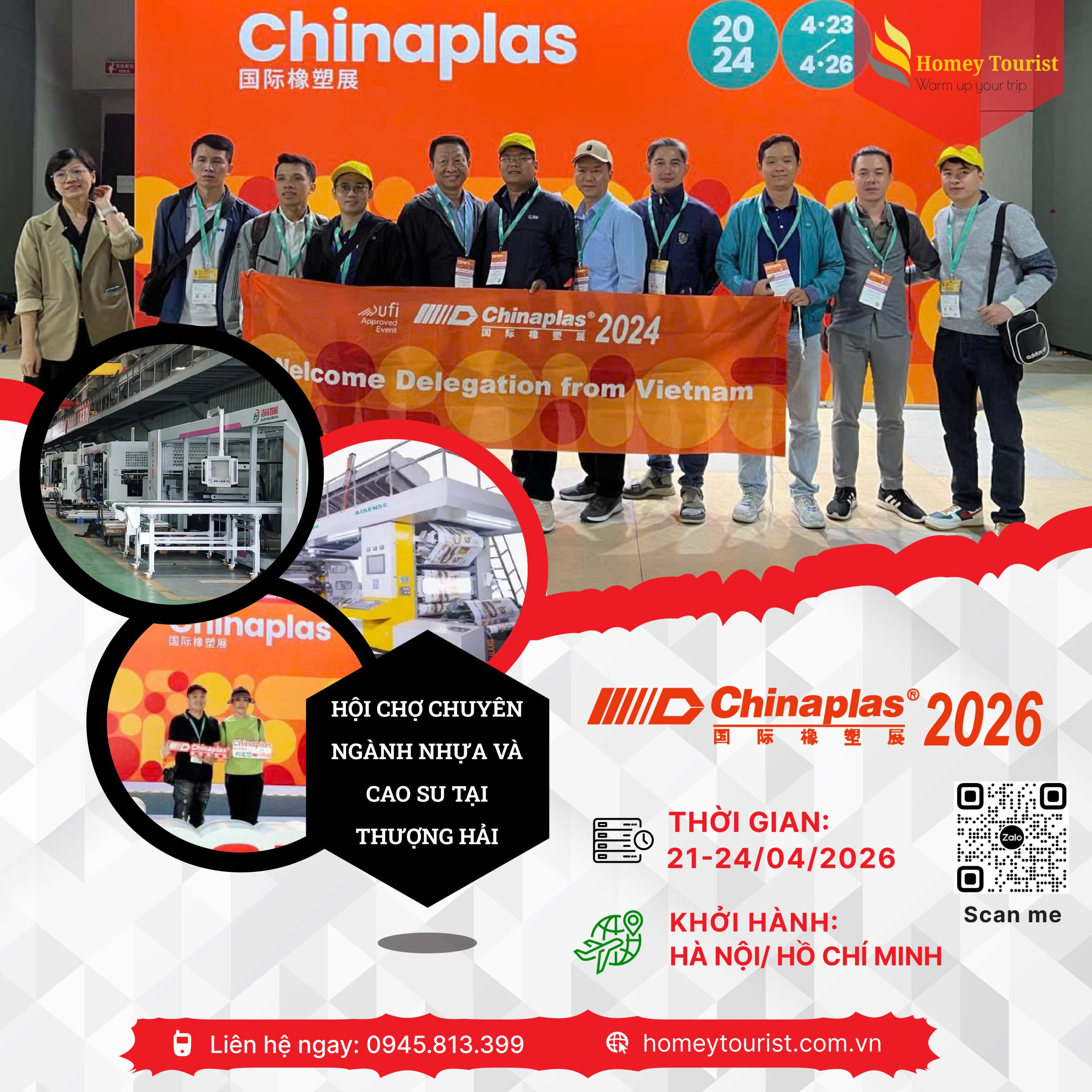 CHINAPLAS 2026 - Hội chợ triển lãm Nhựa và Cao su tại Thượng Hải - Du ...
